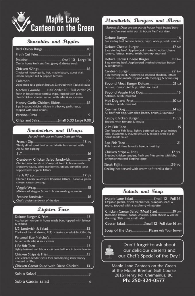 The Restaurant – Mount Brenton Golf Course